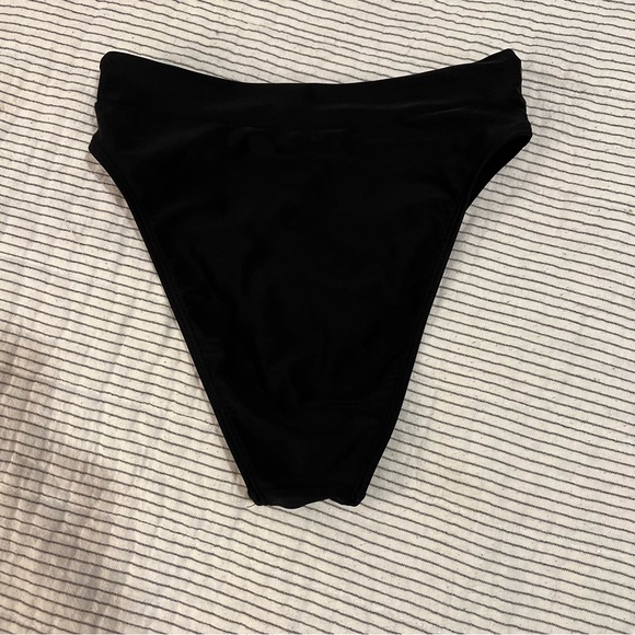 Xhilaration | Swim | Black Cheeky High Rise Swim Bottoms Small | Poshmark